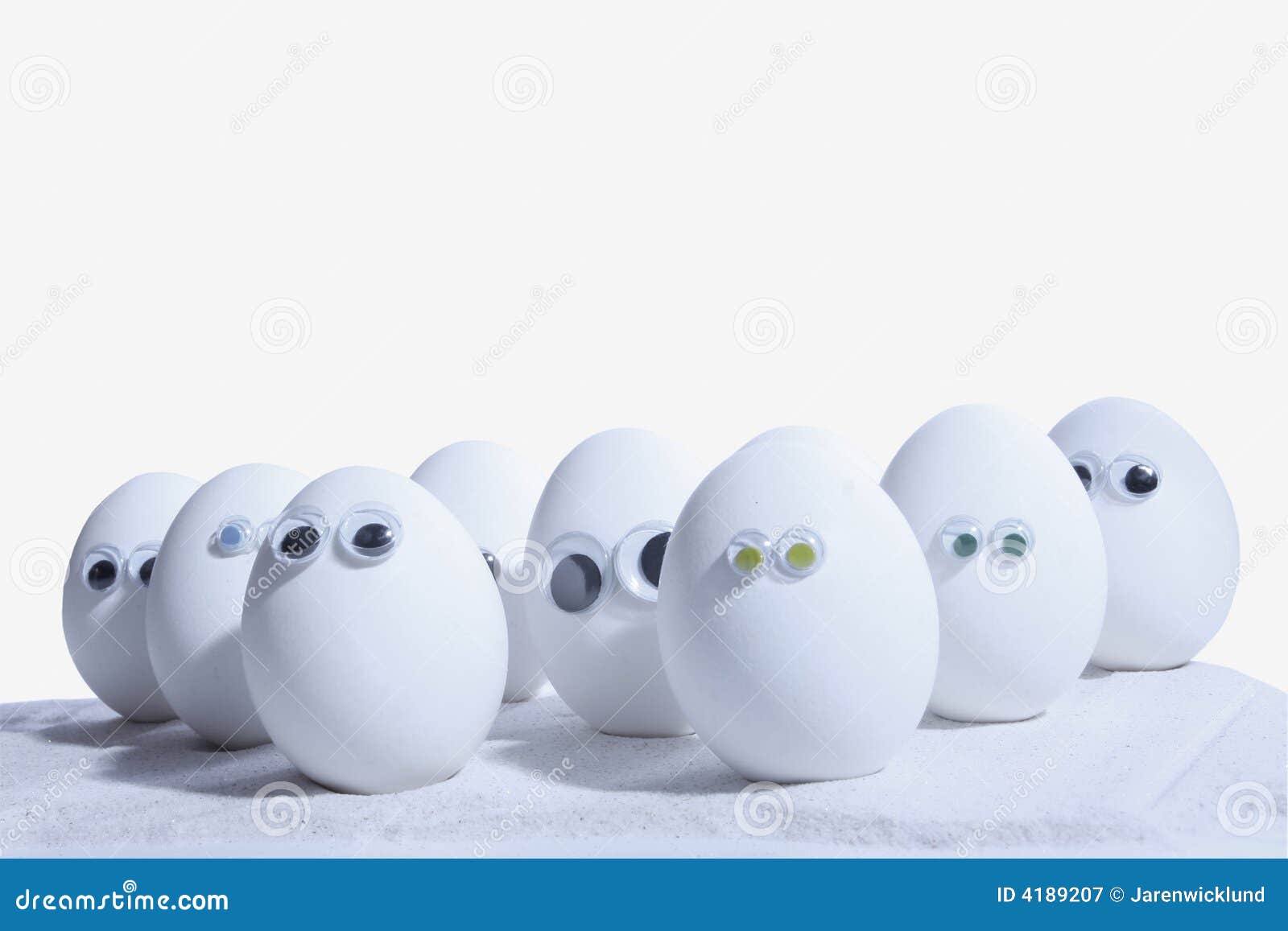 Egg people stock image. Image of whute, eyes, sand, face - 4189207