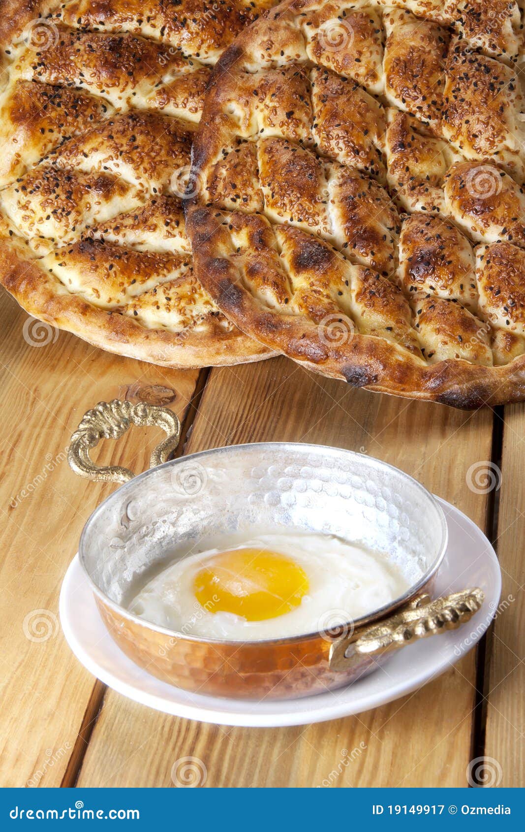 Egg and pide stock image. Image of turkey, turk, traditional - 19149917