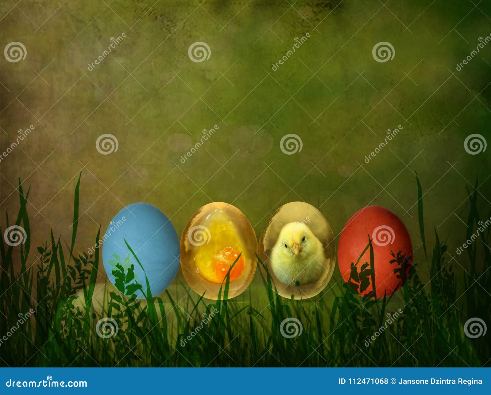 Egg Planet - Fantasy about Easter Theme Stock Illustration ...