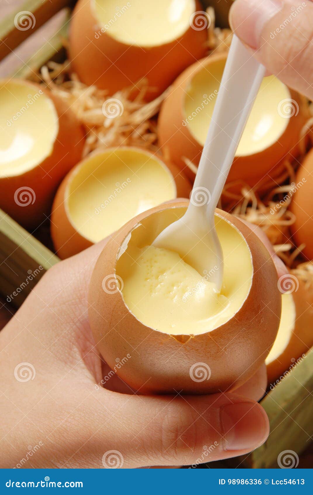 Egg Pudding stock photo. Image of flans, restaurant, consumer - 98986336