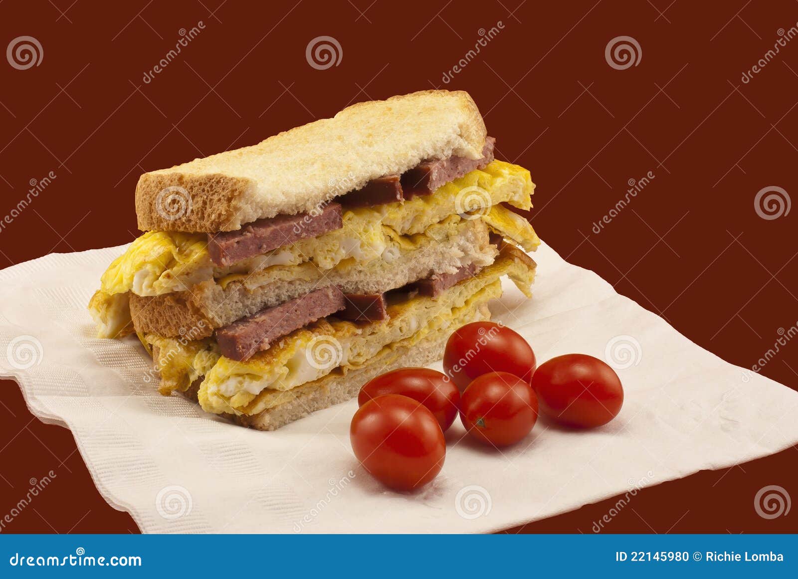 Sausage Sandwich, Typical Basque Cap. Royalty-Free Stock Photography ...