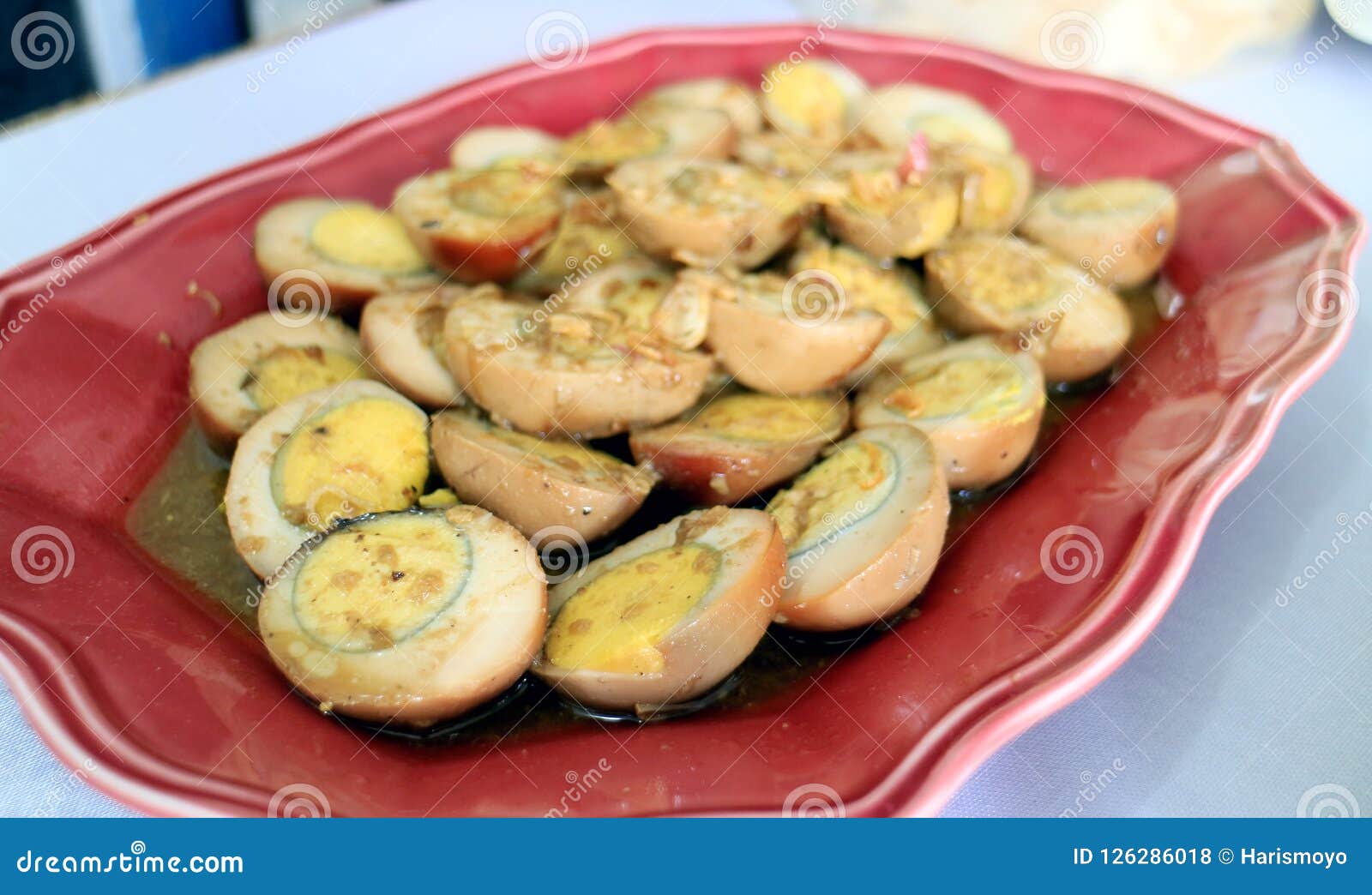 Egg Semur stock photo. Image of sweet, sauce, delicious - 126286018