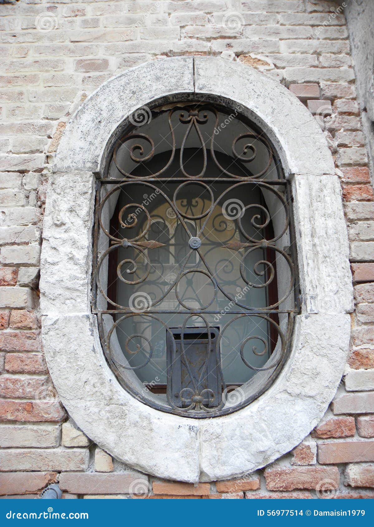 Egg-shaped Window in Venice Stock Photo - Image of venice, historical ...