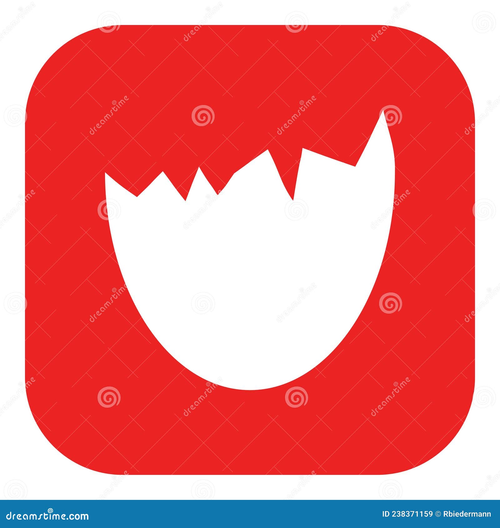 Egg shell and app icon stock vector. Illustration of easter - 238371159