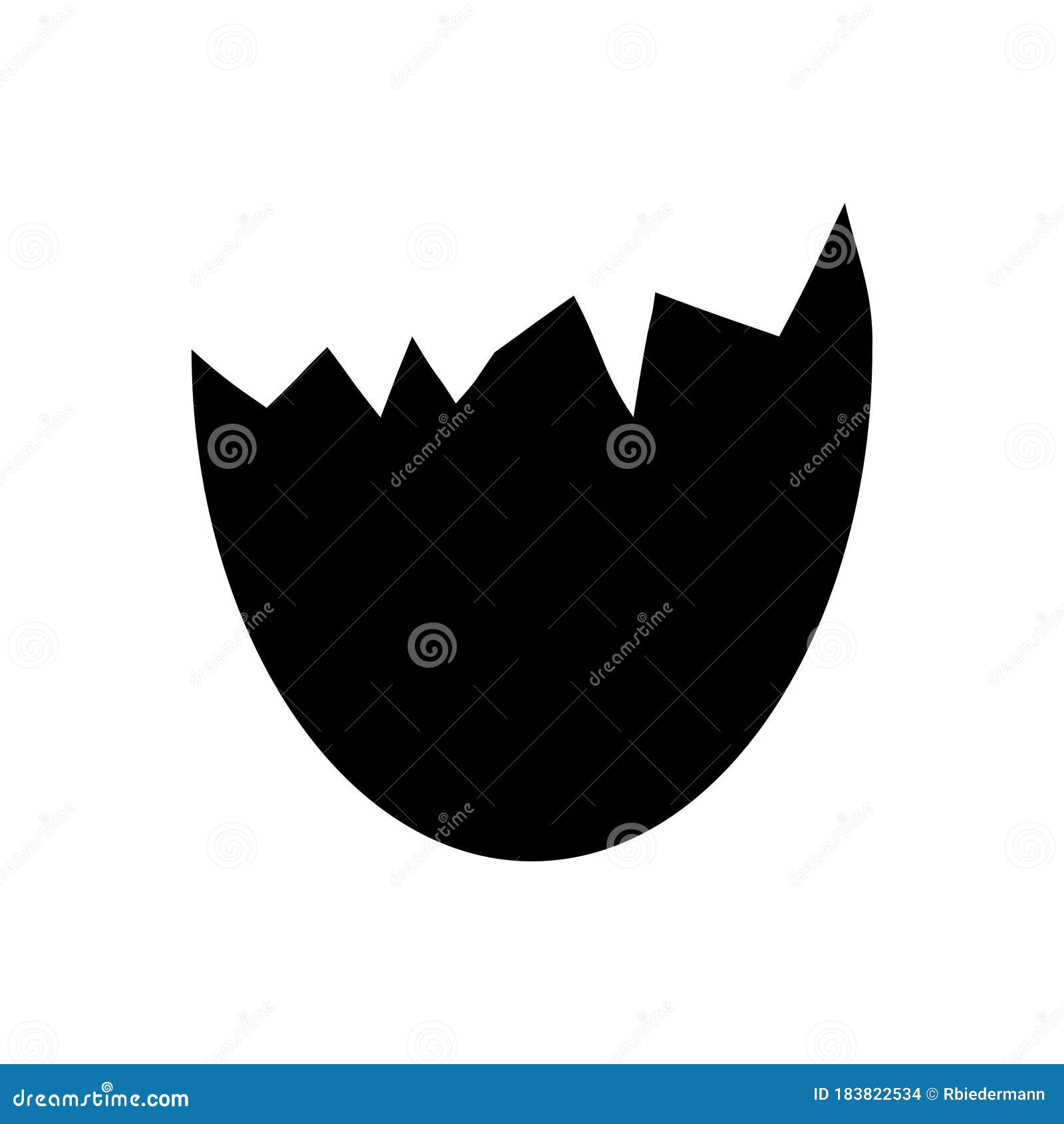 Egg shell and background stock vector. Illustration of vector - 183822534