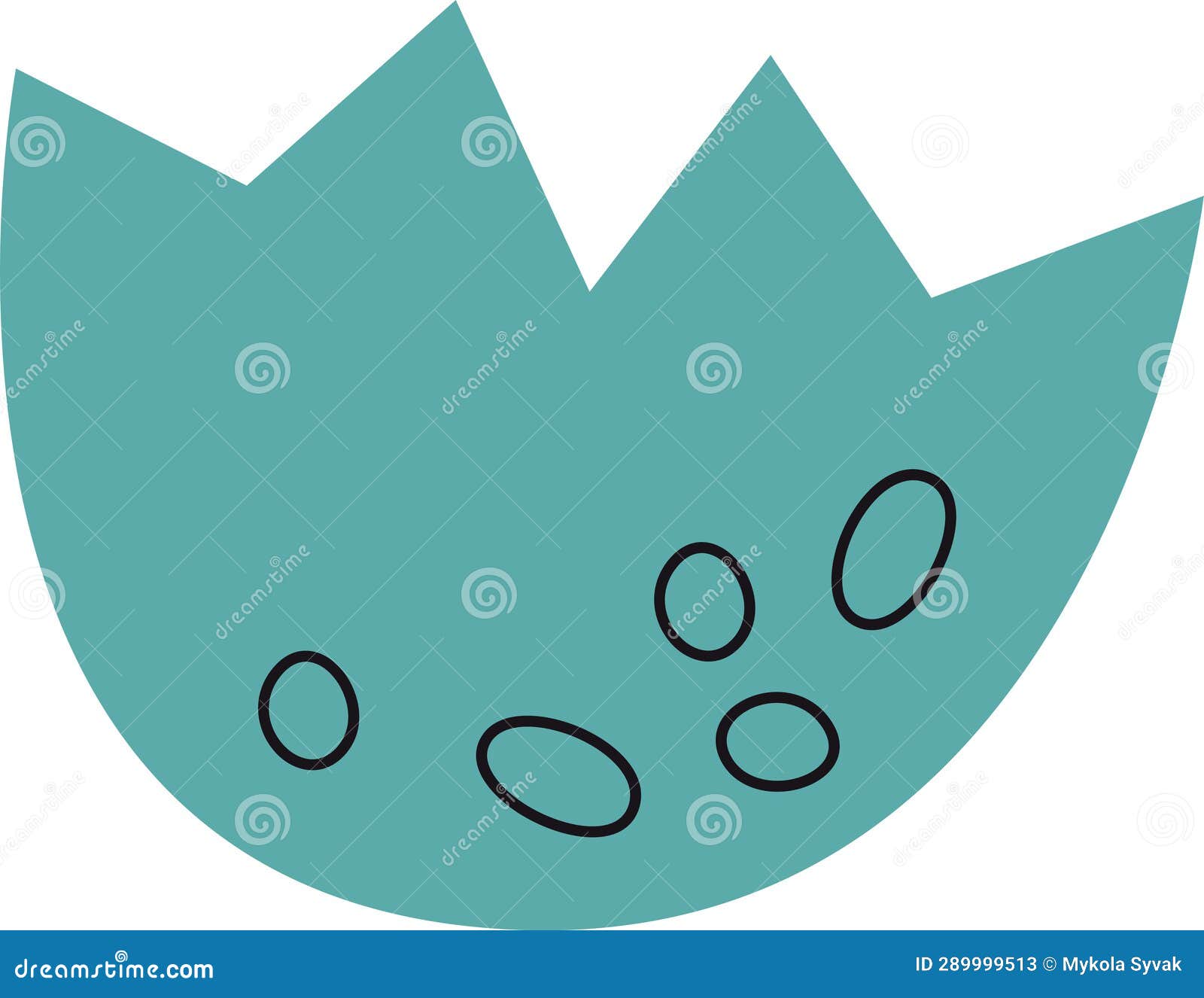 Egg Shell Icon stock illustration. Illustration of animal - 289999513