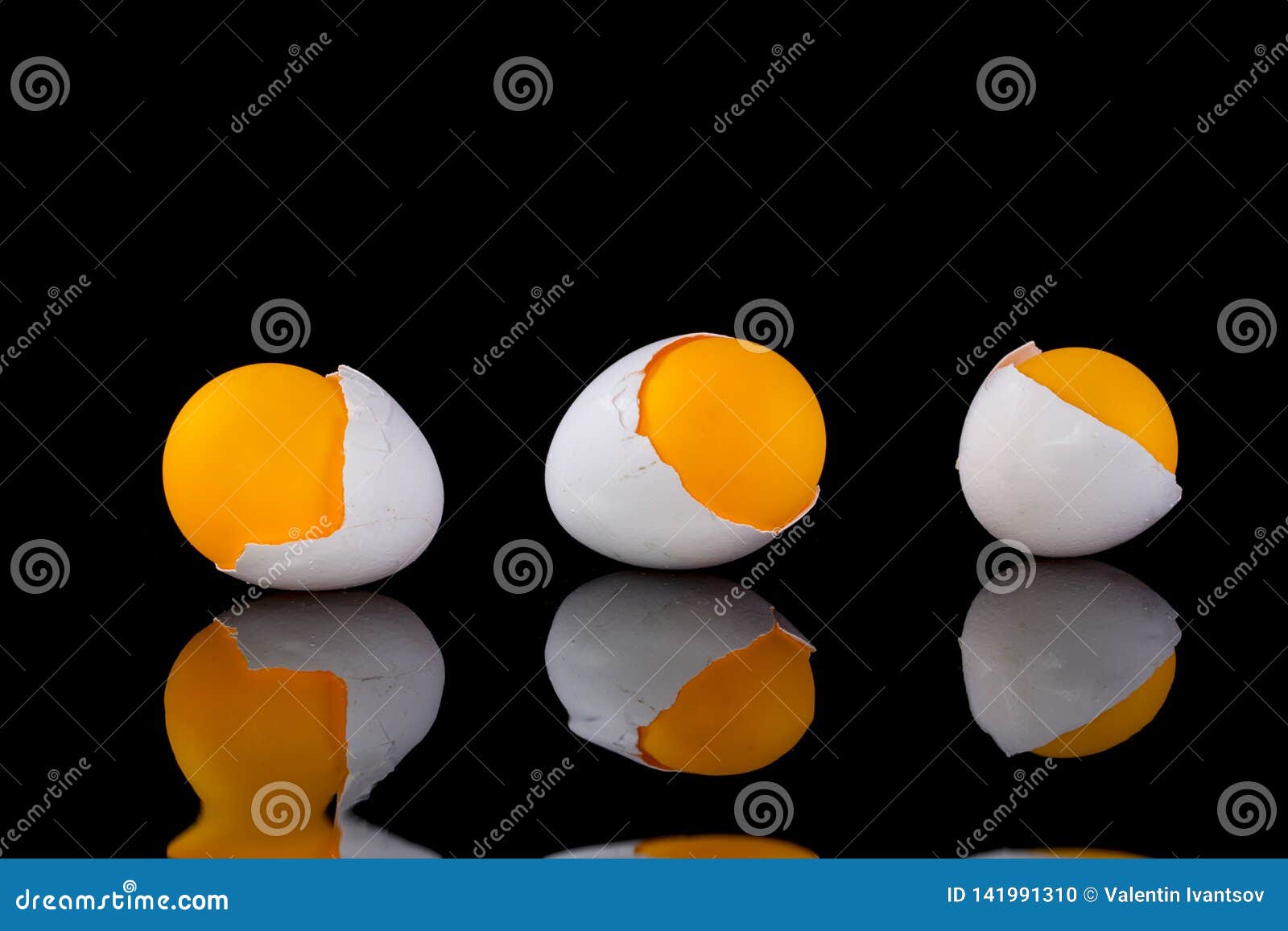 Egg shell with orange ball stock photo. Image of orange - 141991310