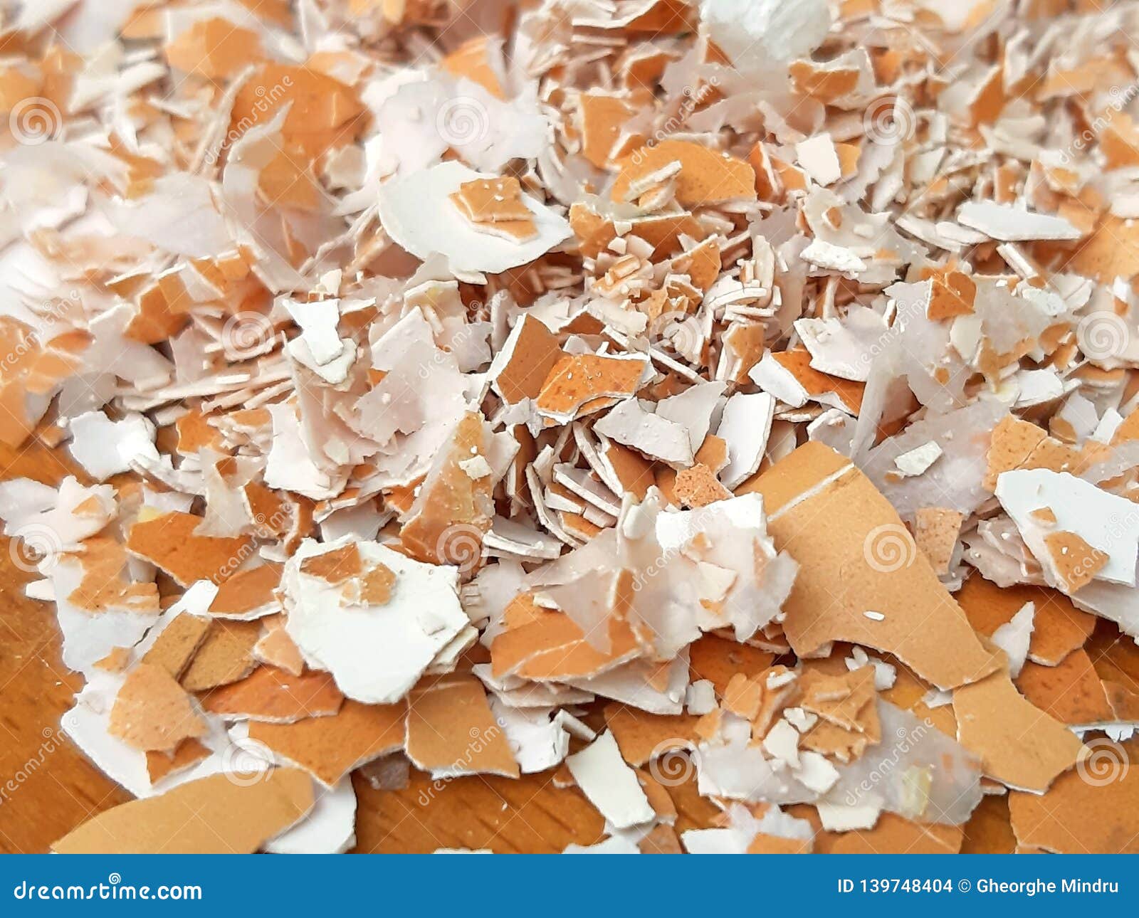 Egg Shells Close Up. Natural Fertilizer Concept Stock Photo - Image of ...