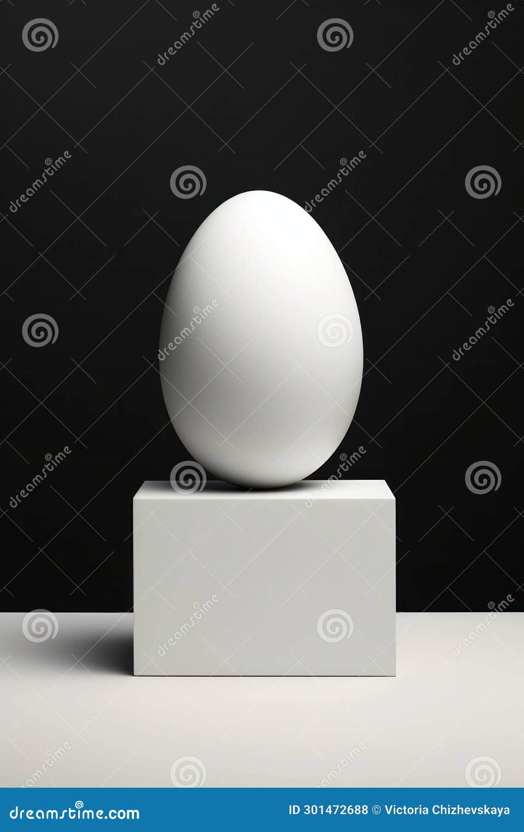 Egg Single Food Symbol Eggshell Protein Background Easter White Chicken ...