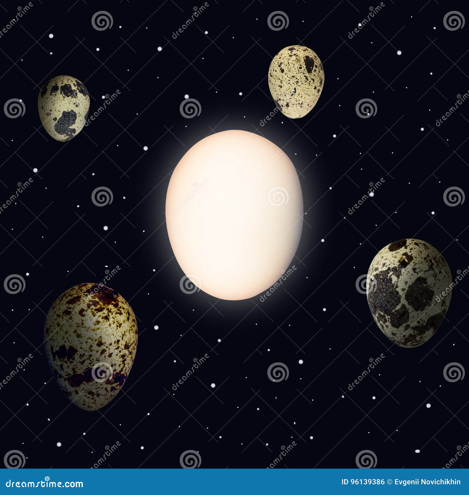 Egg-space stock illustration. Illustration of single - 96139386