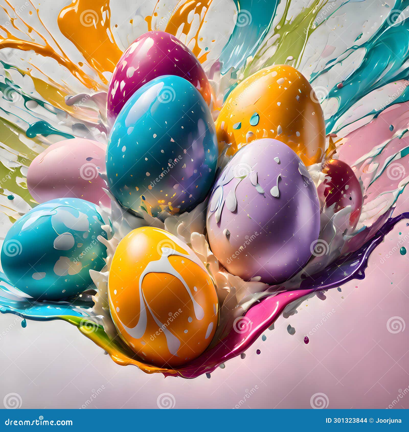 Egg Splashing Out of an Eggshell, 3d Rendering Stock Illustration ... Egg Splashing Out of an Eggshell, 3d Rendering Stock Illustration ...