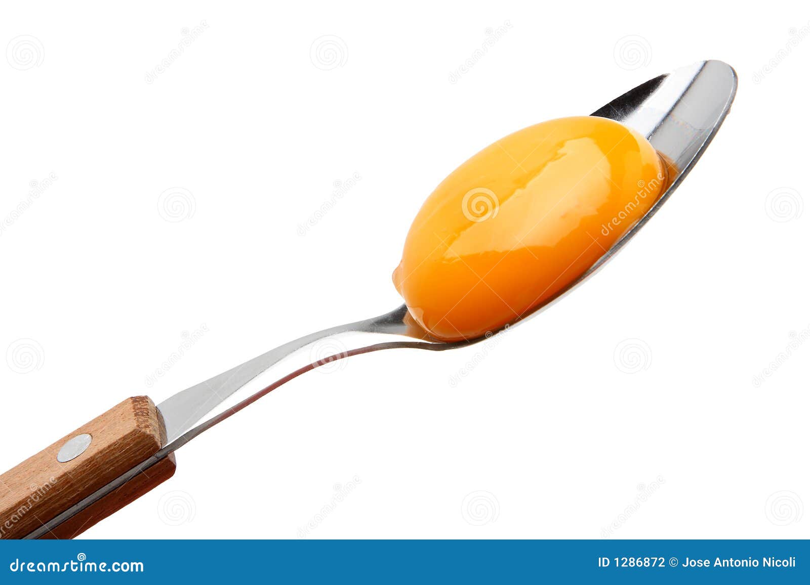 Egg on spoon stock photo. Image of easter, omelette, food - 1286872