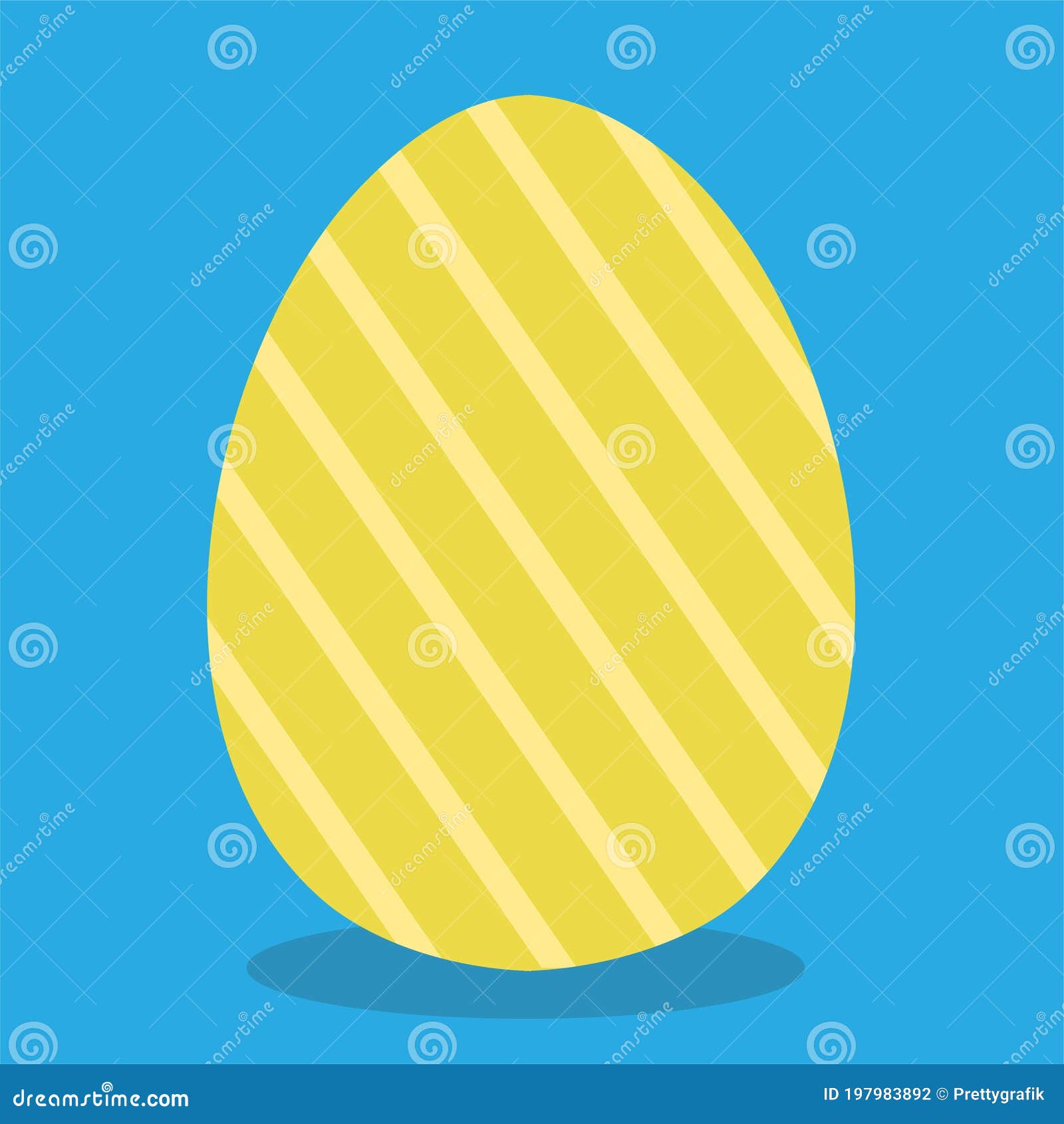 Egg stripe yellow 03 stock vector. Illustration of yellow - 197983892