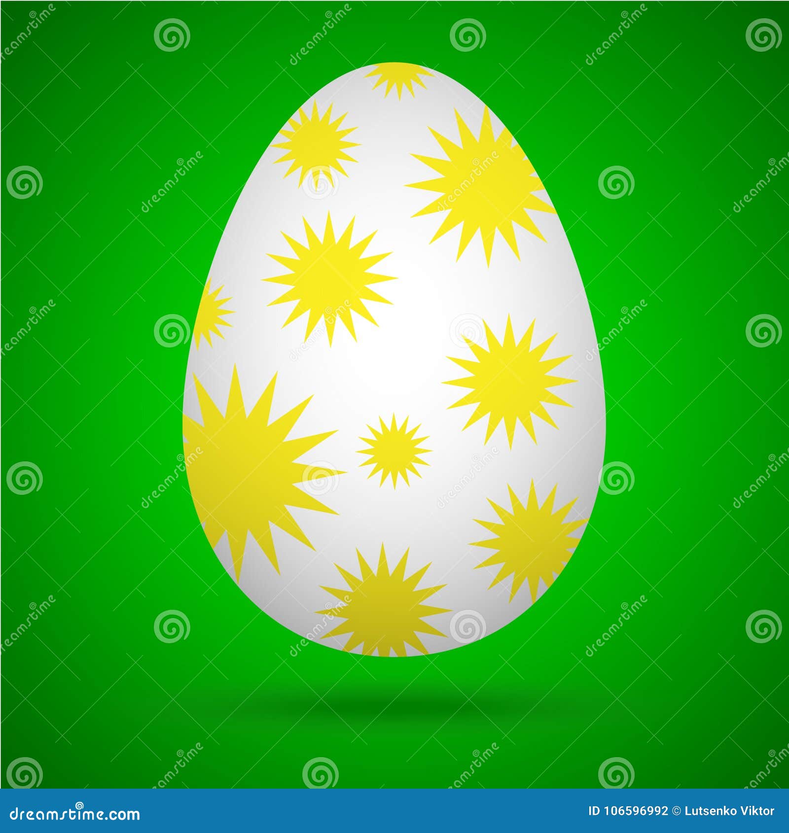 Egg with the sun stock illustration. Illustration of banner - 106596992