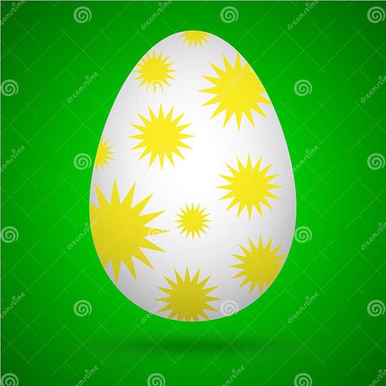 Egg with the sun stock illustration. Illustration of banner - 106596992