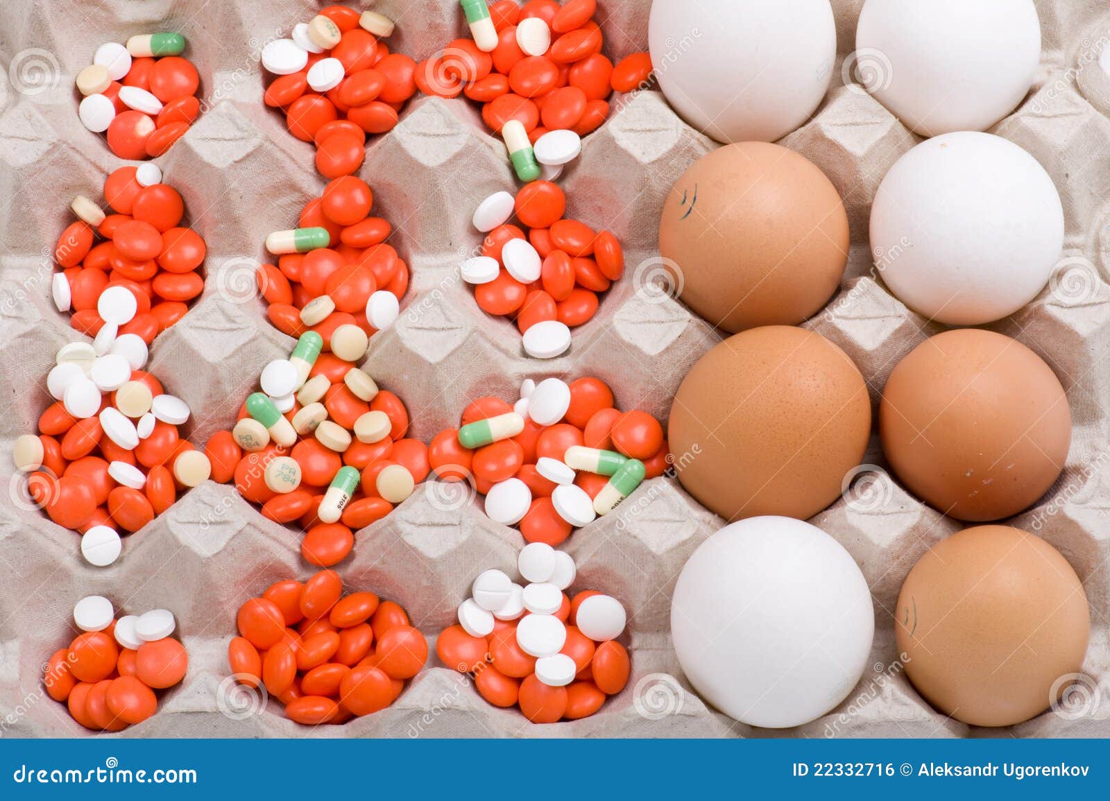 Egg and tablet on box stock photo. Image of chicken, basket - 22332716