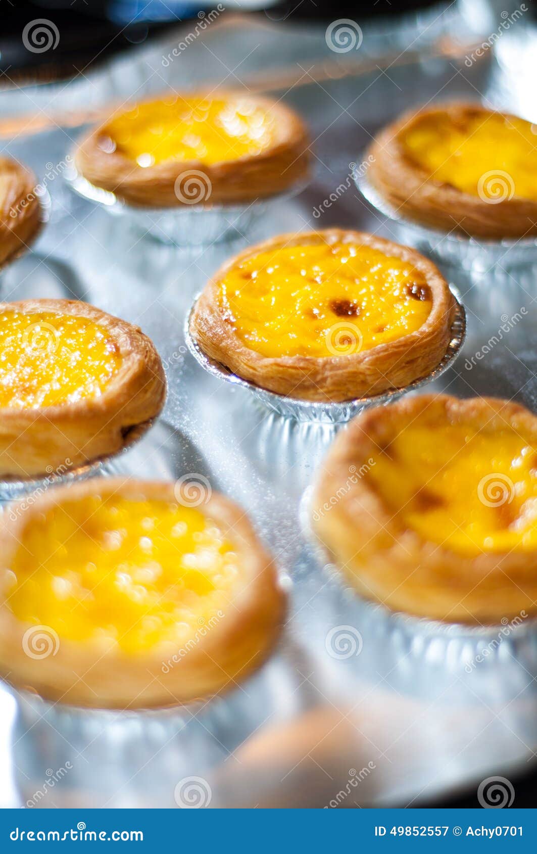 Egg tart stock image. Image of butter, delicious, baked - 49852557