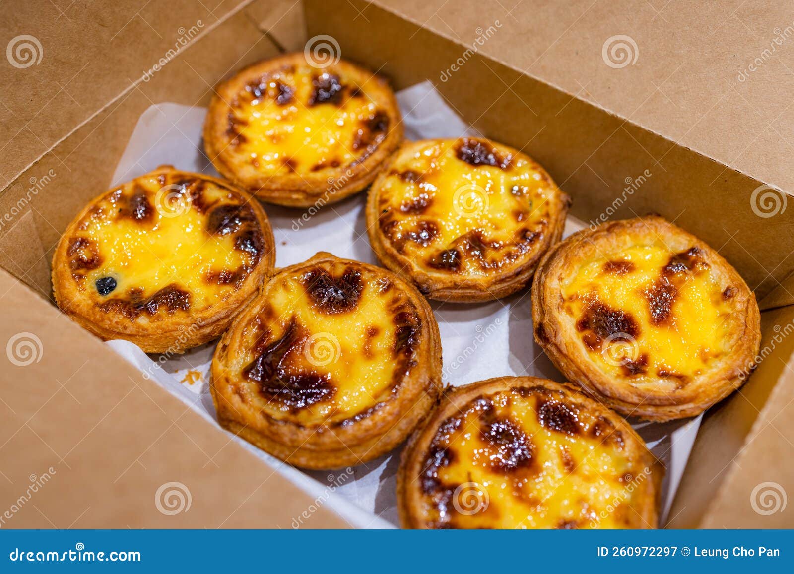 Egg Tart Portuguese Egg Tart Stock Image - Image of food, bakery: 260972297