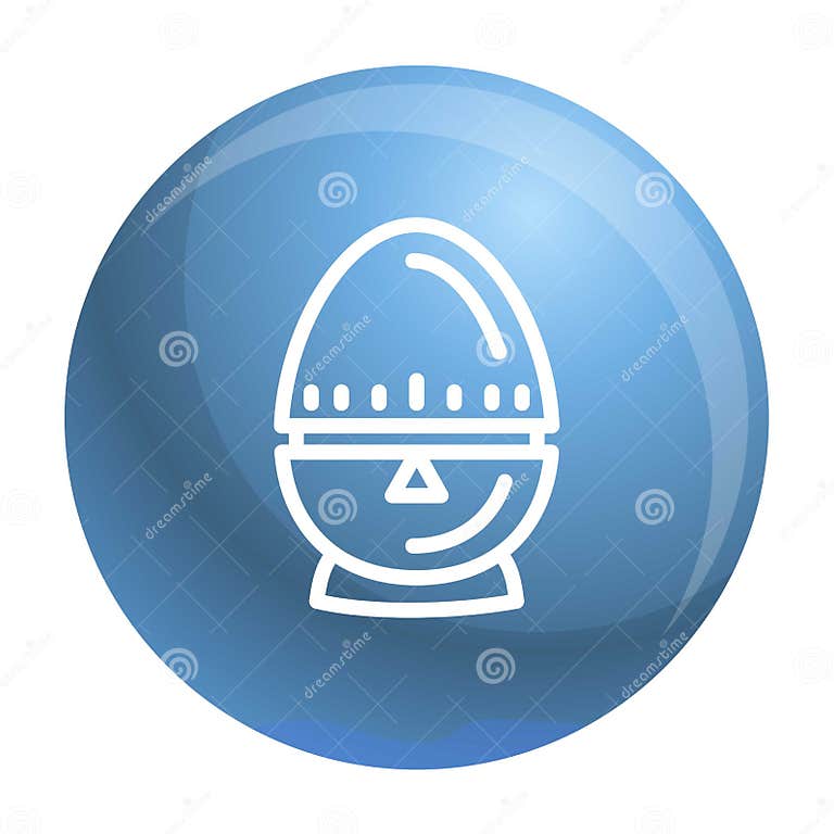 Egg Timer Icon, Outline Style Stock Vector - Illustration of mesh ...