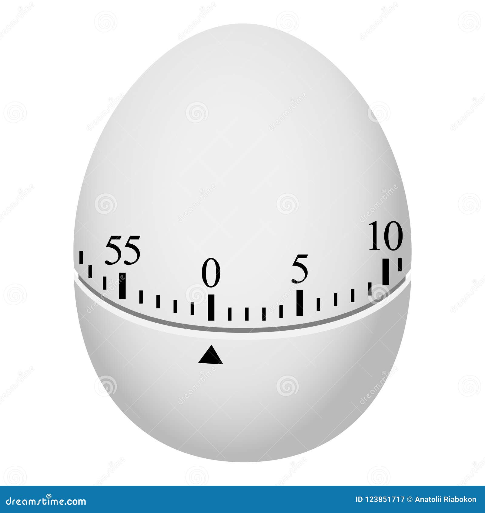 Egg Timer Mockup, Realistic Style Stock Illustration - Illustration of ...