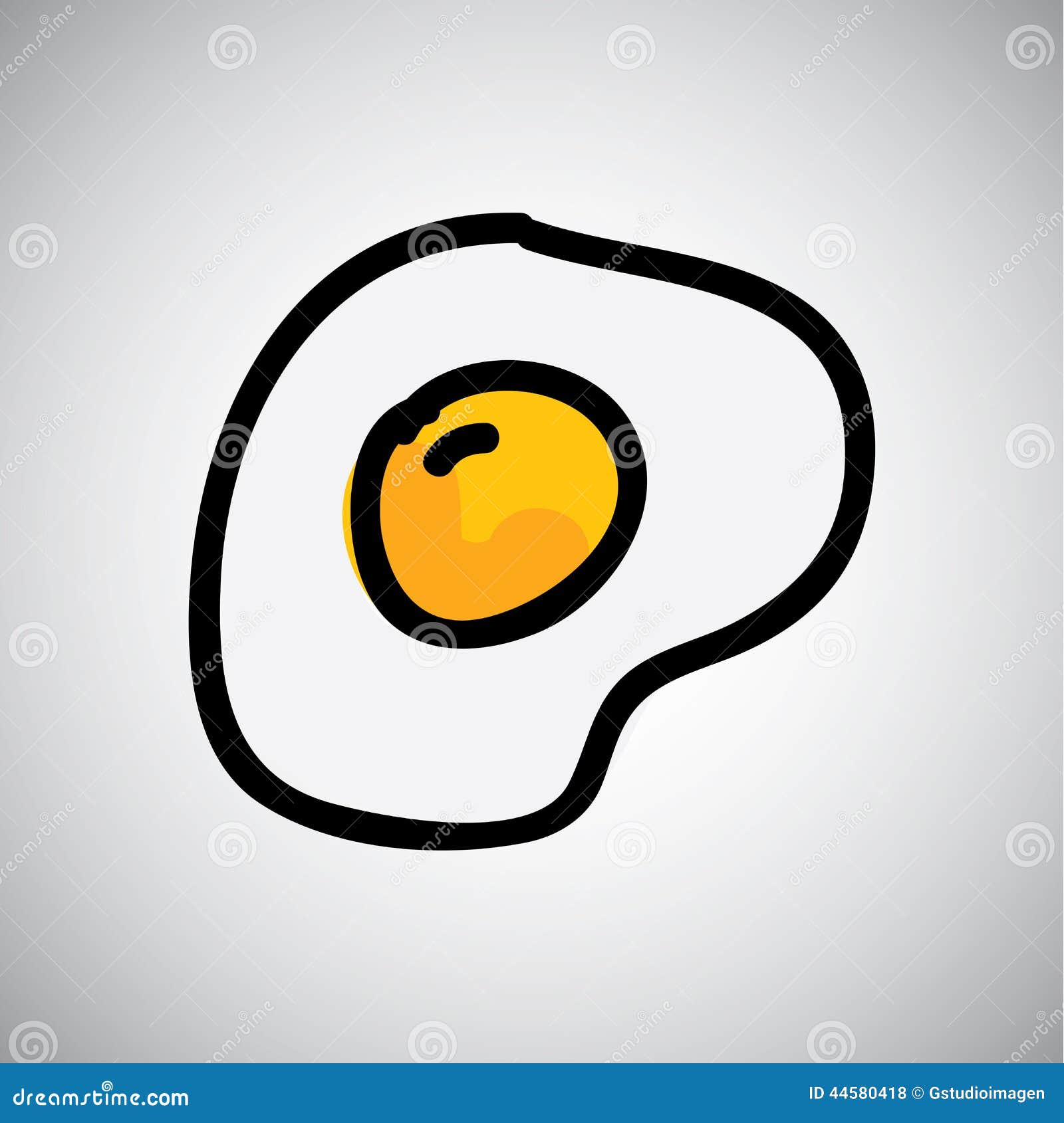 Egg Vector stock vector. Illustration of eggs, line, outline - 44580418