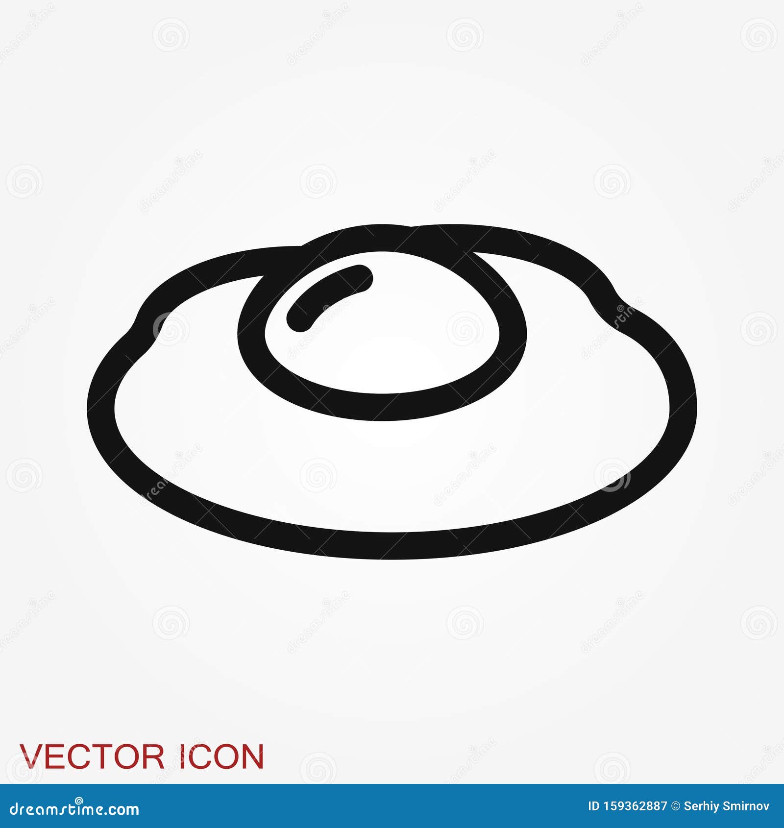 Egg Vector Icon, Breakfast Food Symbol. Flat Vector Illustration Stock ...