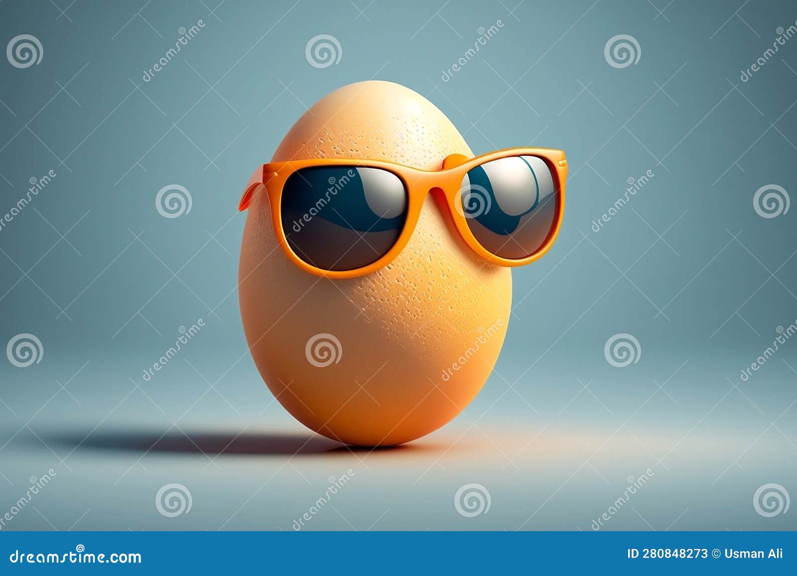 Egg wearing sunglasses. AI stock illustration. Illustration of creative - 280848273