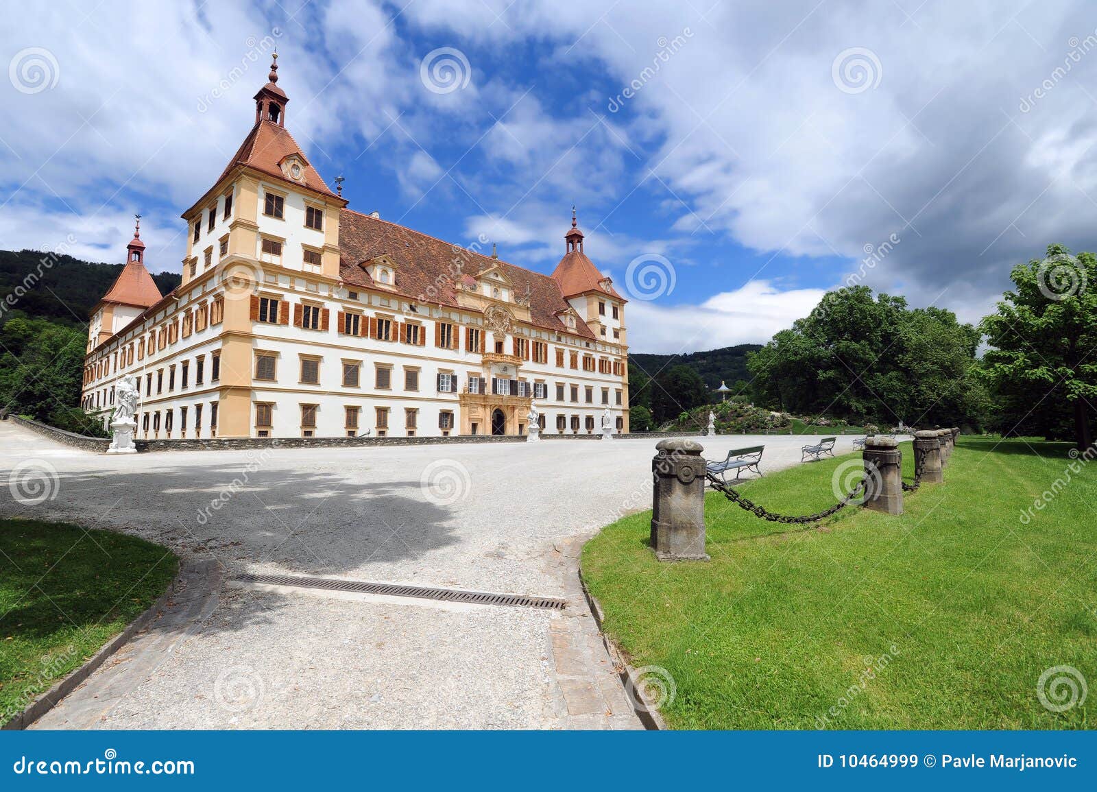 Eggenberg castle in Graz stock image. Image of baroque - 10464999