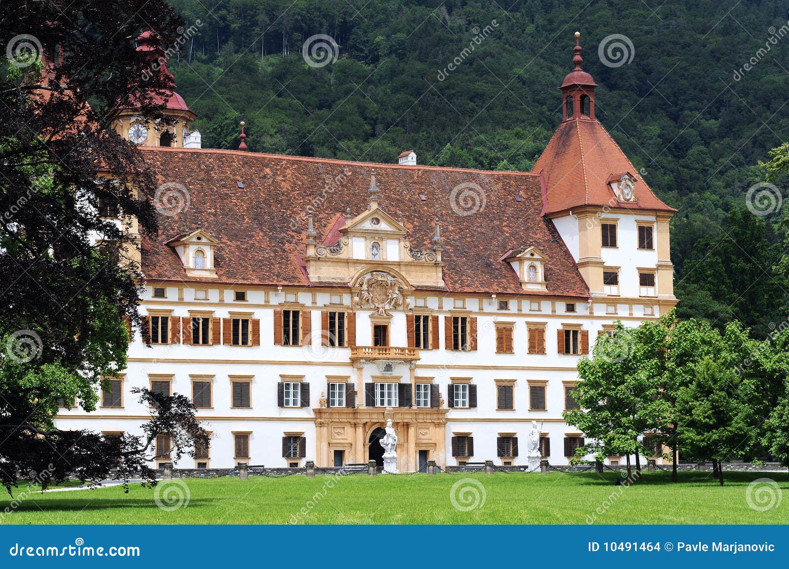 Eggenberg castle in Graz stock photo. Image of destination - 10491464