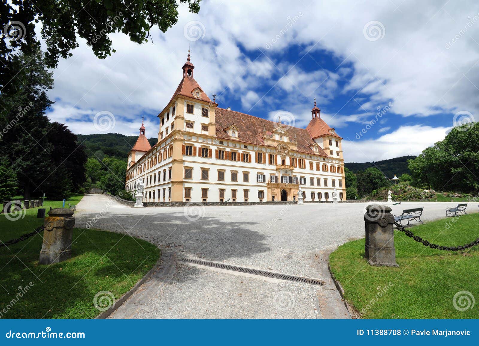 Eggenberg castle in Graz stock photo. Image of schloss - 11388708