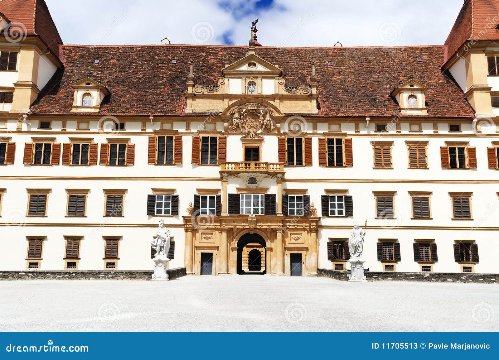 Eggenberg castle in Graz stock image. Image of styria - 11705513