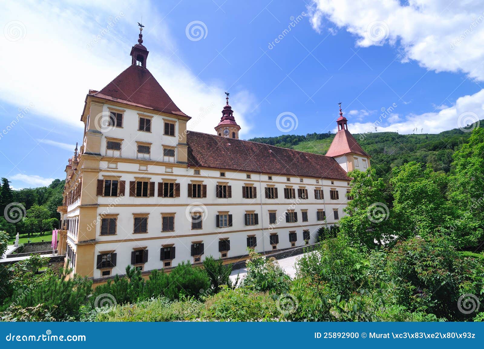 Eggenberg Castle in Graz, Austria Stock Photo - Image of social, style ...