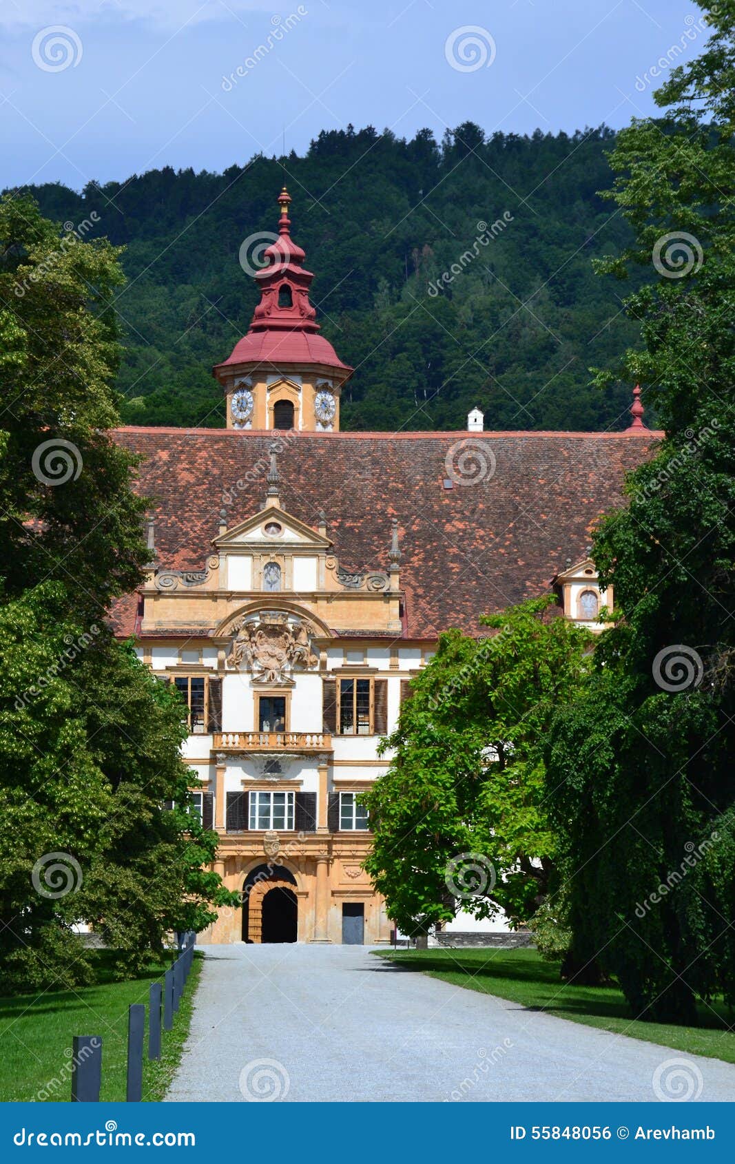 The Eggenberg Castle in Graz Stock Photo - Image of baroque, style ...