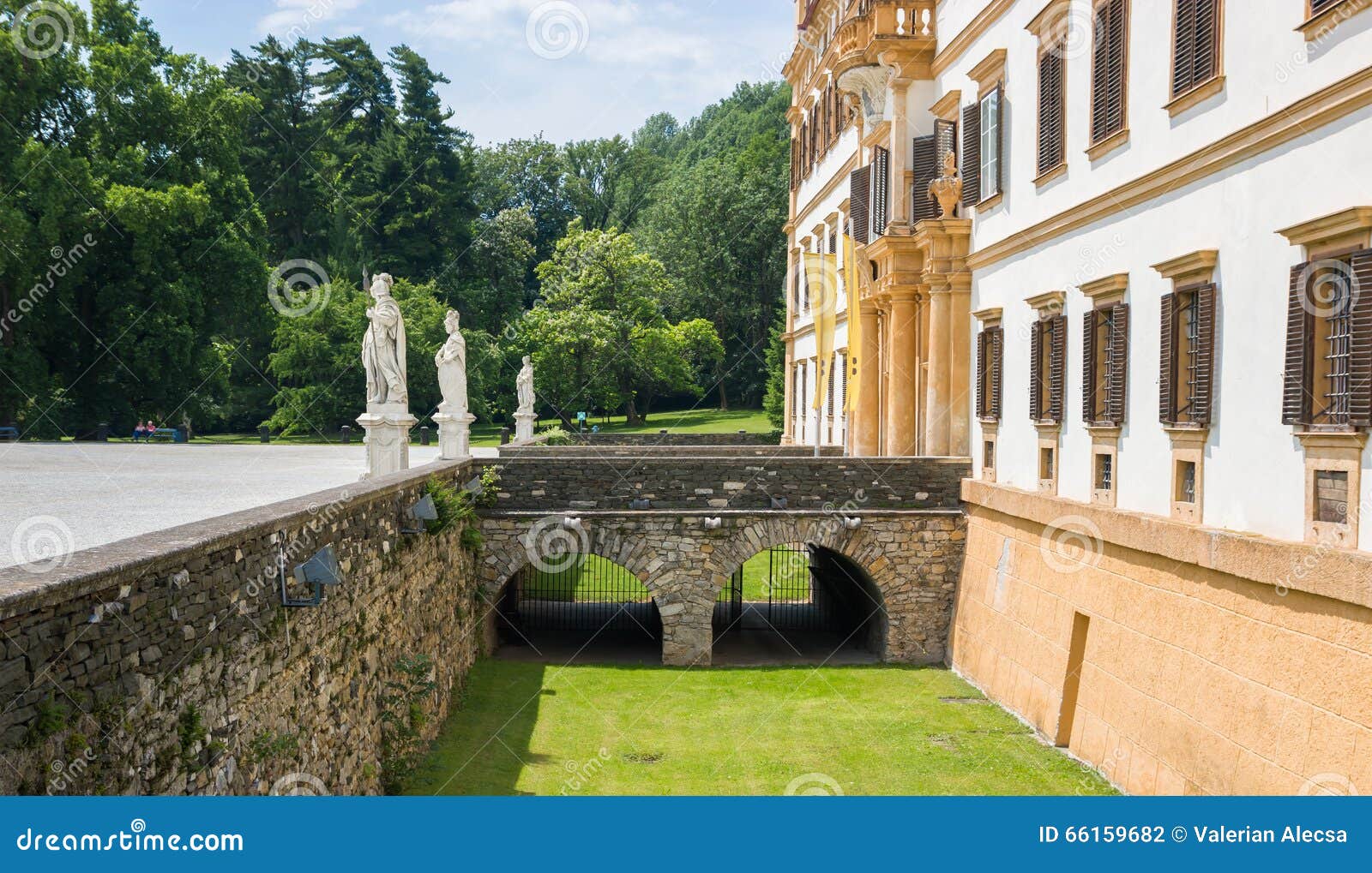 Eggenberg Palace Entrance in Graz Austria Stock Photo - Image of blue ...