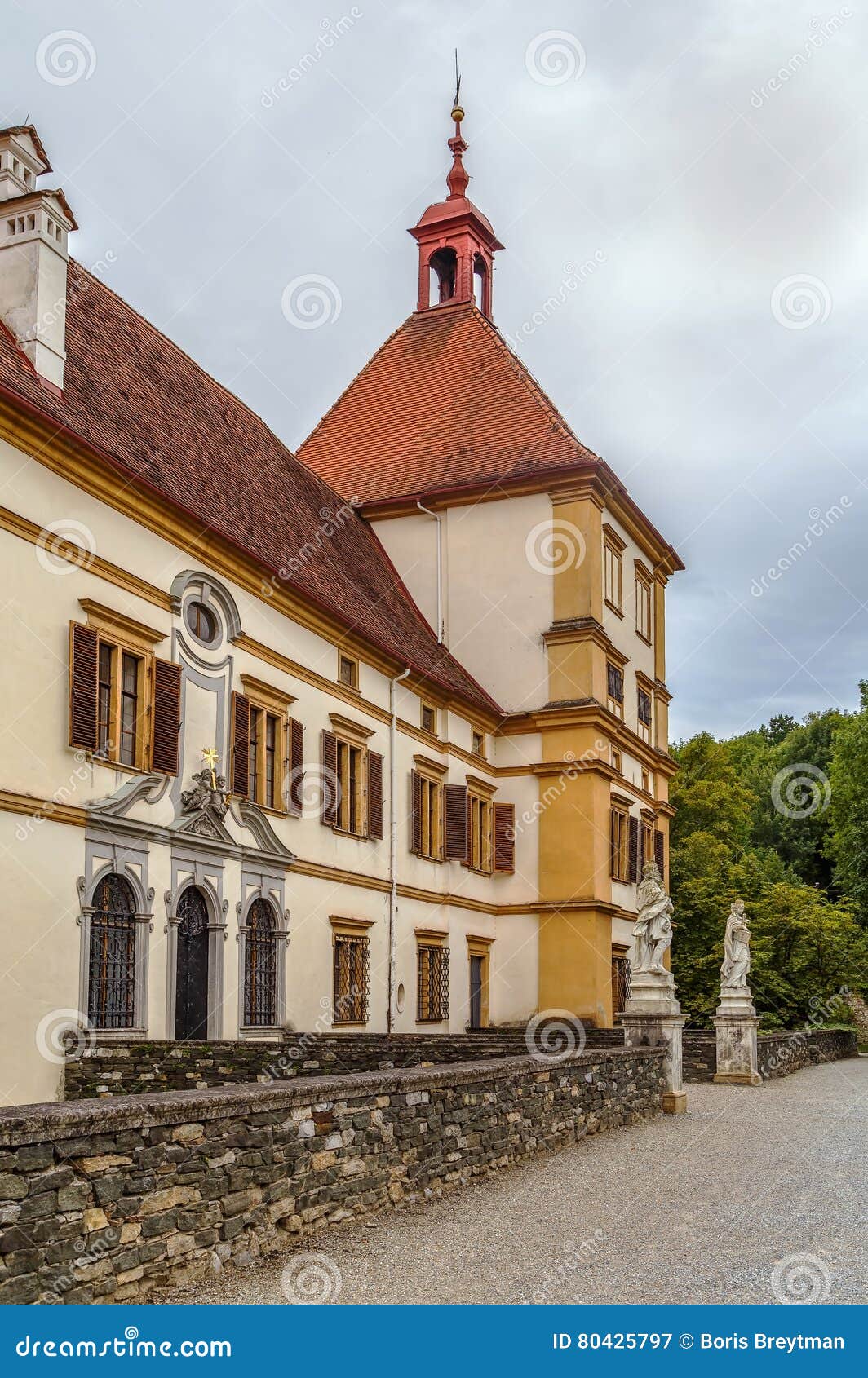 Eggenberg Palace, Graz, Austria Stock Image - Image of yellow ...
