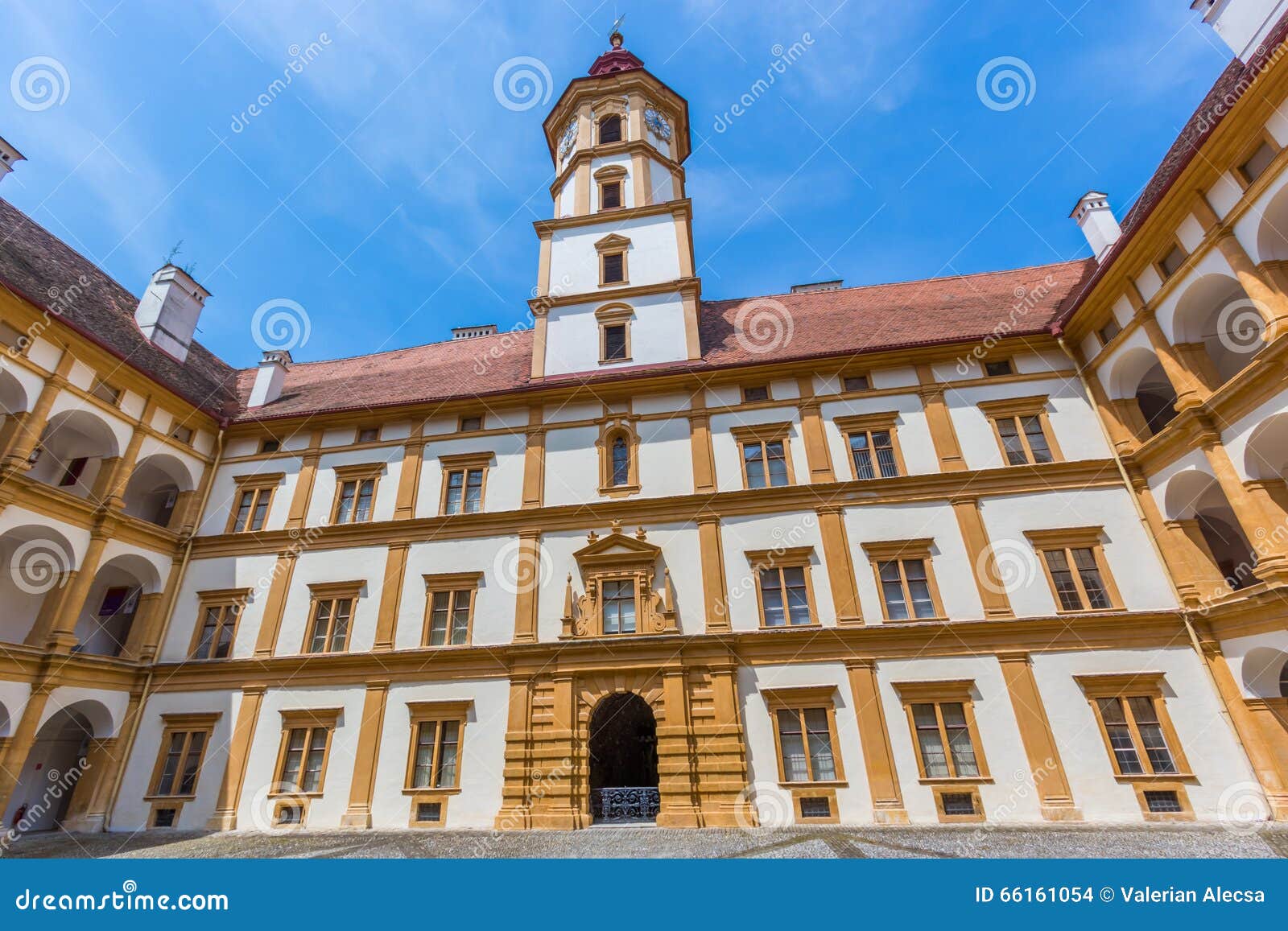 Eggenberg Palace Interior Courtyard Stock Photo - Image of graz, site ...
