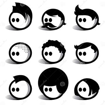 Egghead people stock vector. Illustration of digital, modern - 1695868