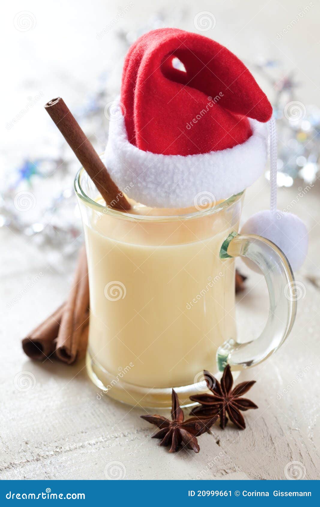 Eggnog for christmas stock image. Image of beverage, christmas - 20999661