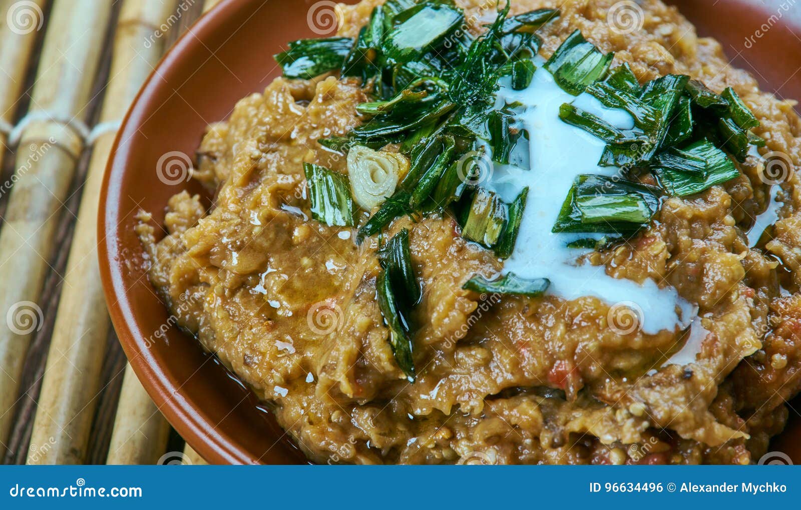 Eggplant Dip stock photo. Image of snack, bademjan, kashk - 96634496