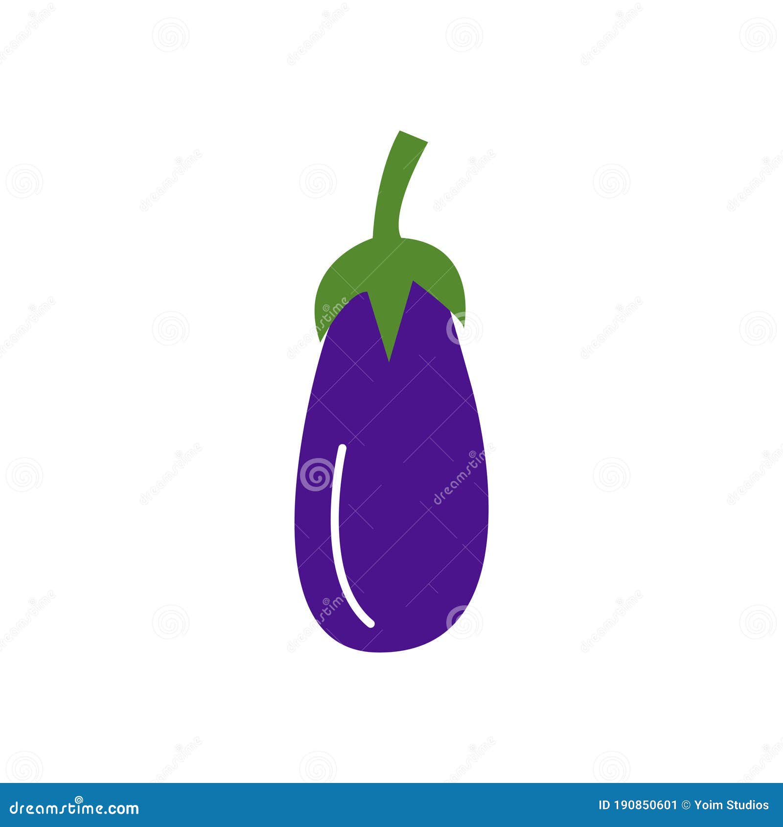 Eggplant Vector Design Template Illustration Stock Vector ...
