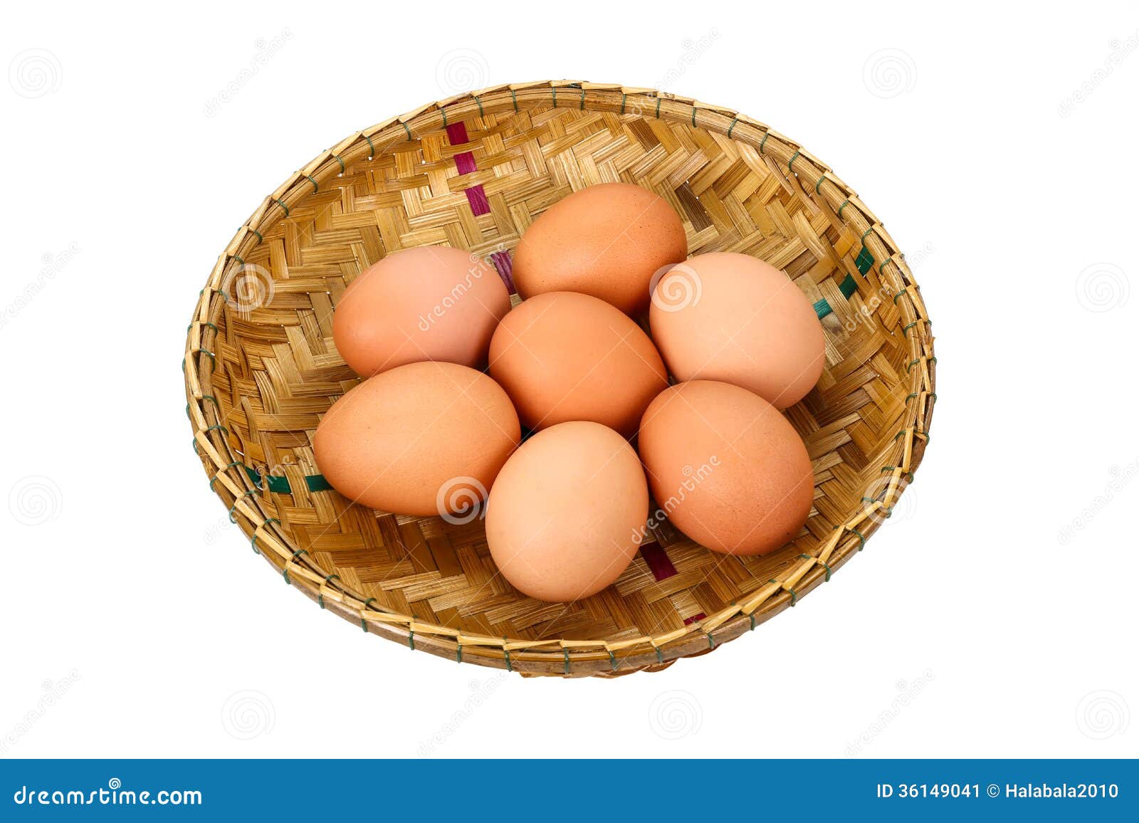 Eggs in basket stock image. Image of breakfast, fresh - 36149041