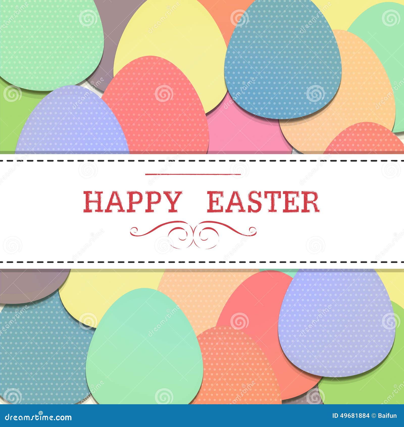 Eggs bg stock vector. Illustration of easter, decorative - 49681884