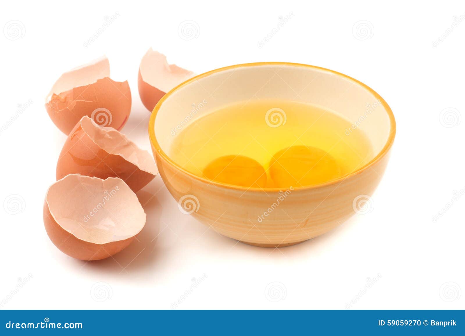 Eggshell On White Background, Eggs Isolated Royalty-Free Stock Photo ...