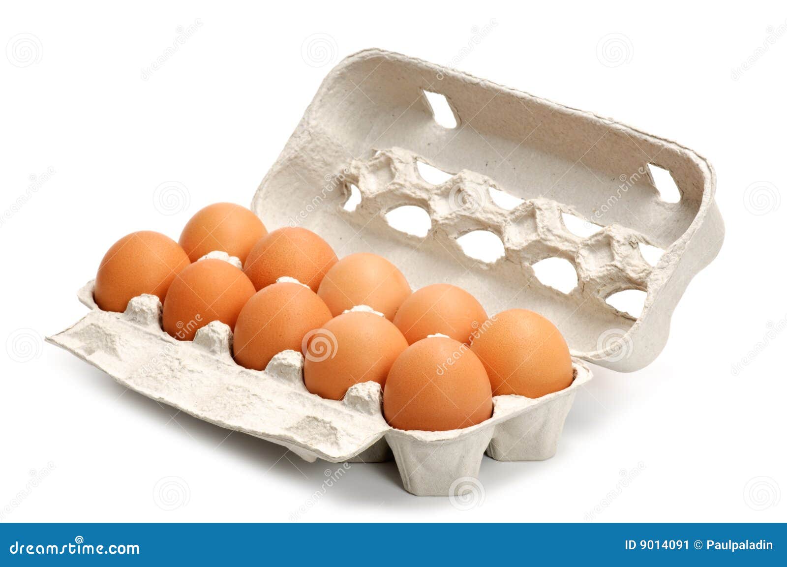 Eggs in a box stock image. Image of white, isolated, cardboard - 9014091