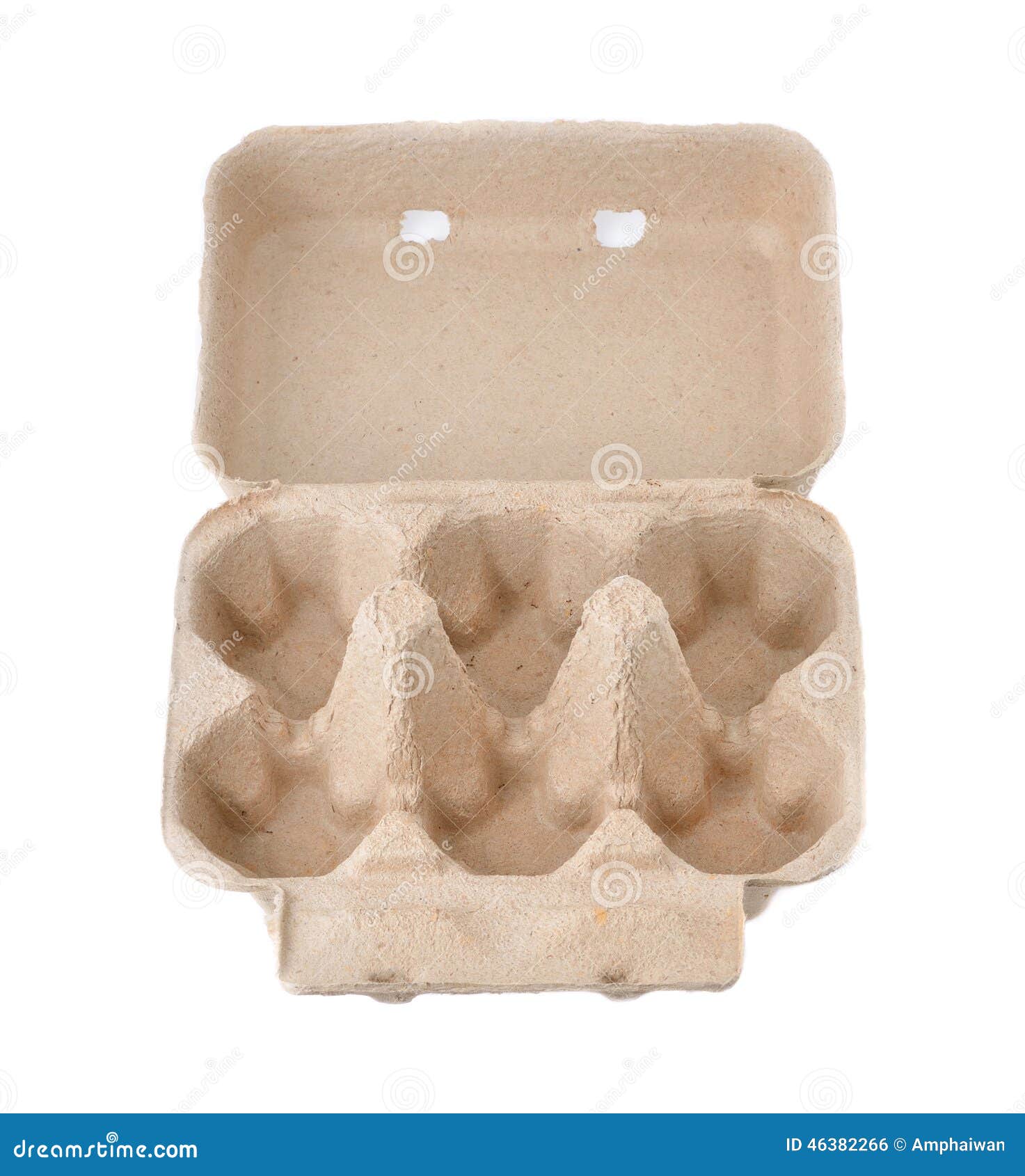 Eggs Box Container or Eggs Carton Stock Photo - Image of organic ...