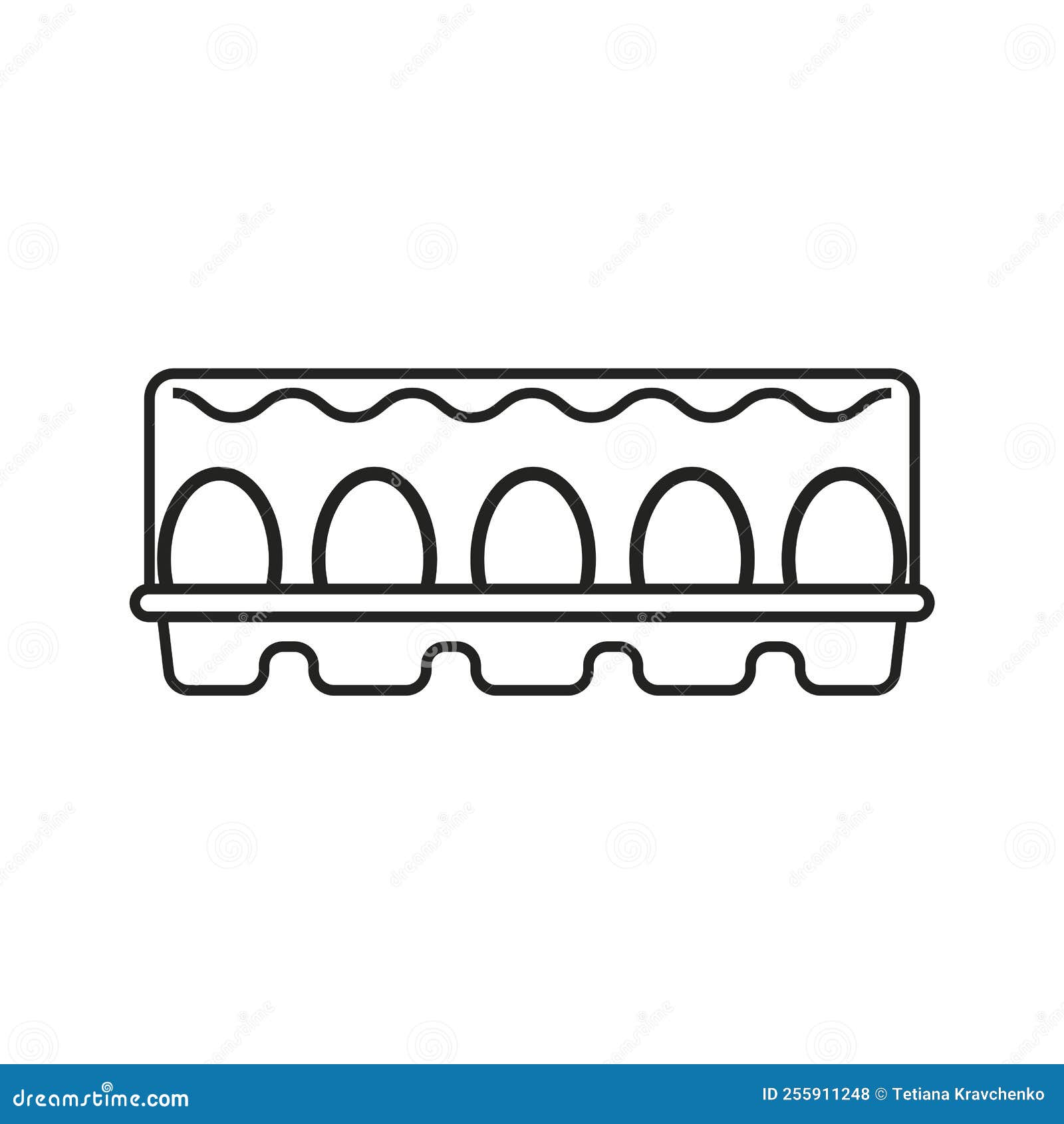 Eggs Box Icon. Natural Organic Nutrition. Vector Illustration. Stock ...