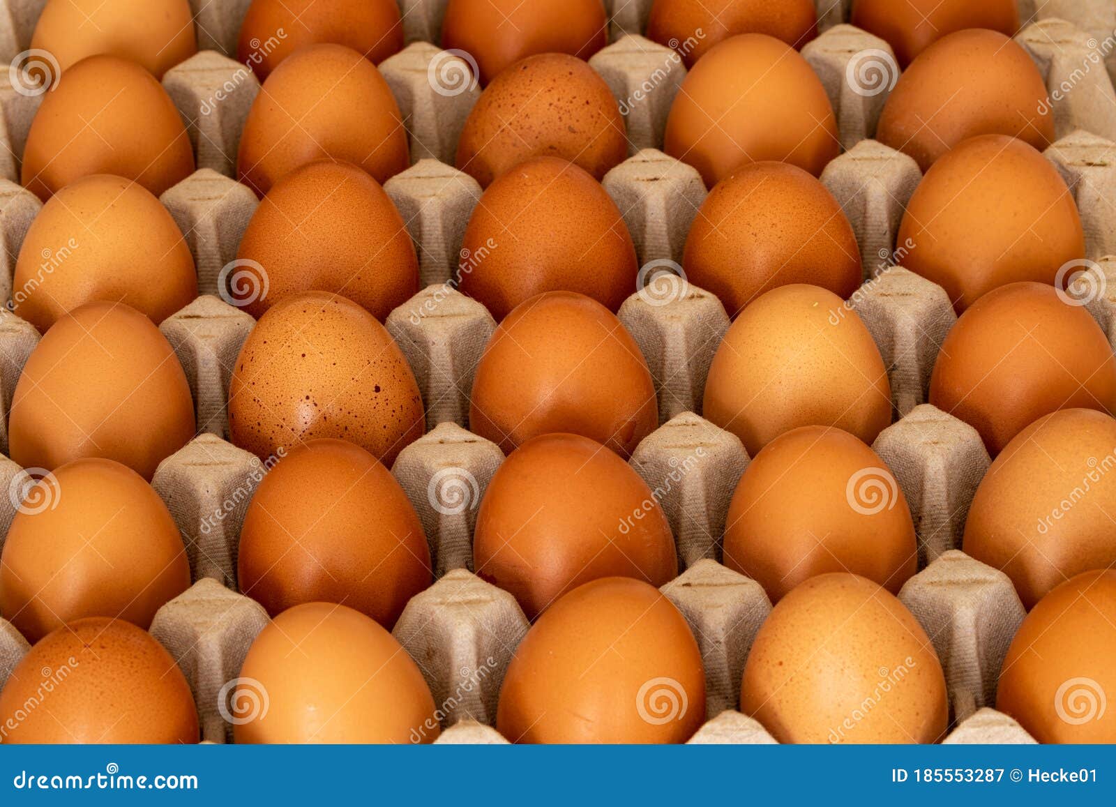 Eggs in the box stock image. Image of organic, breakfast - 185553287