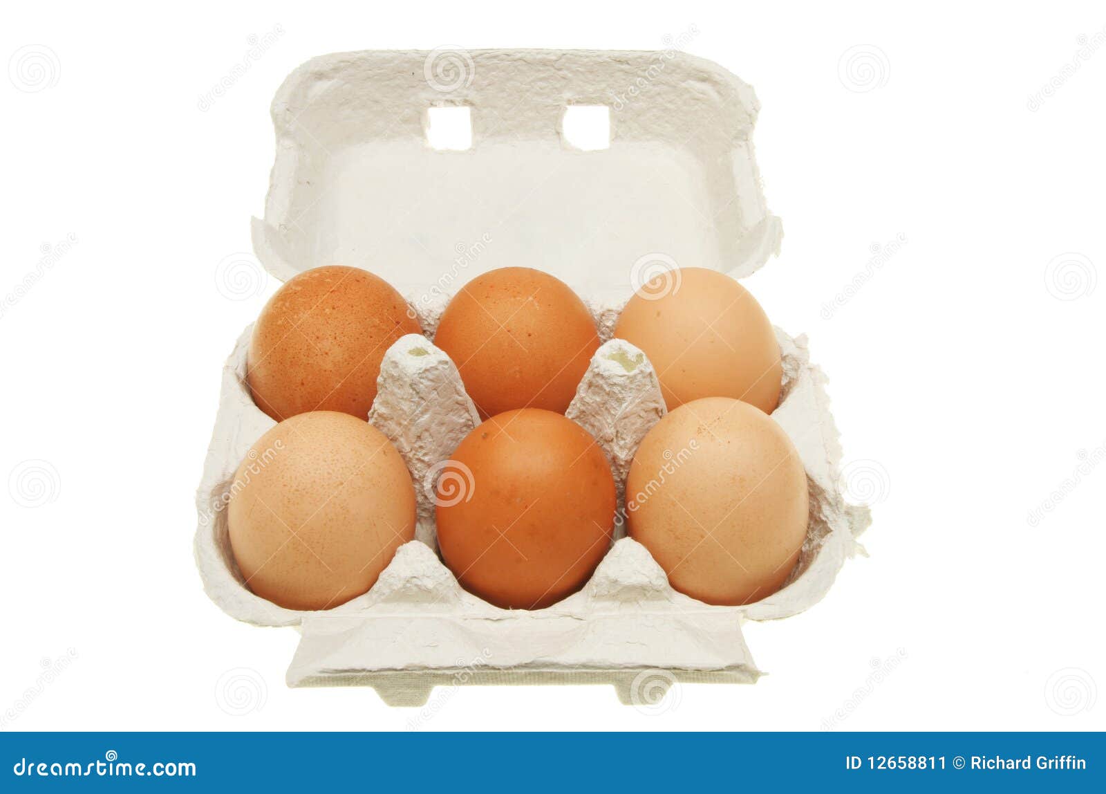 Eggs in a carton stock image. Image of food, white, packaging - 12658811