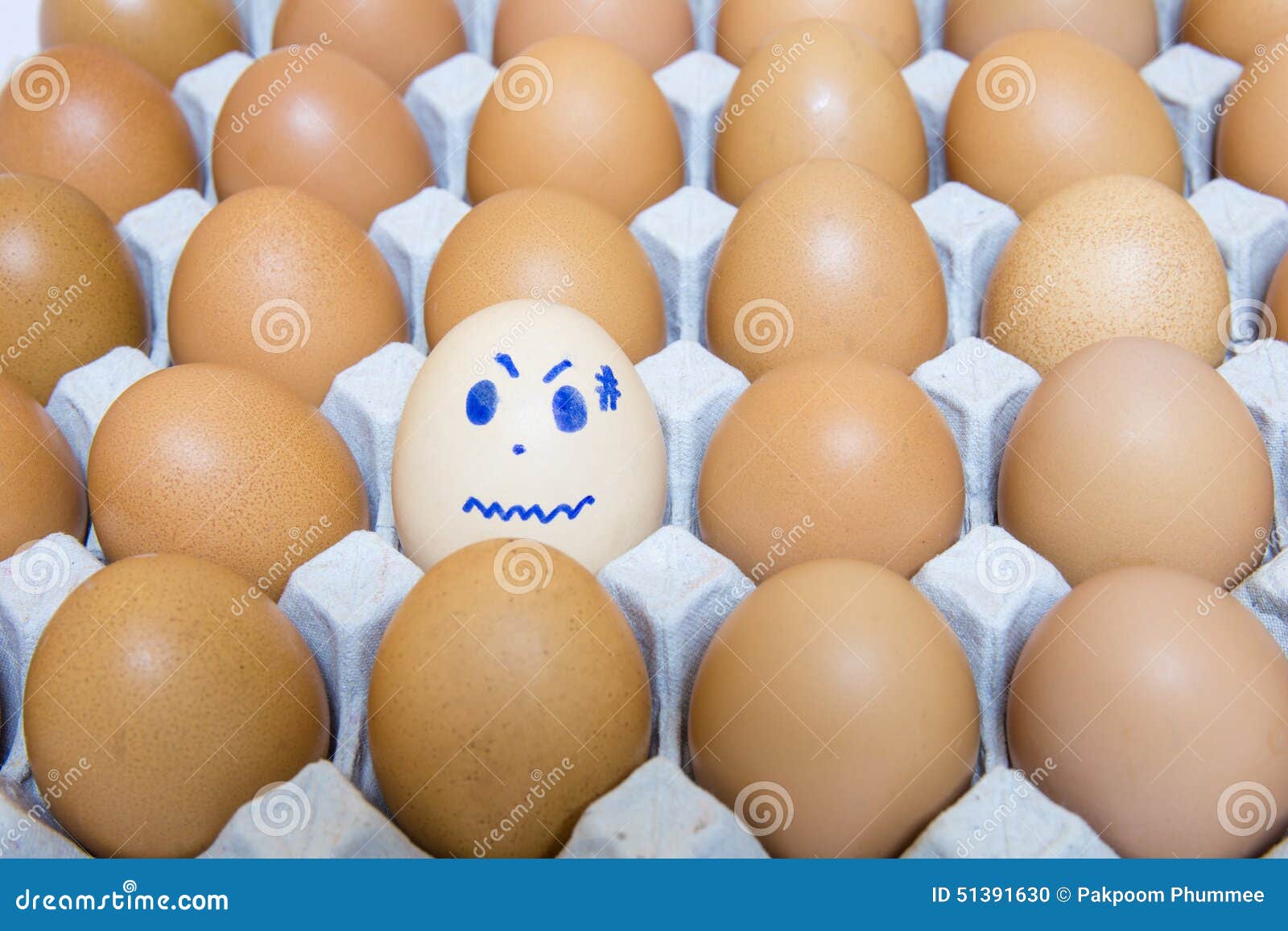 Eggs is consumed worry. stock photo. Image of foodstuff - 51391630