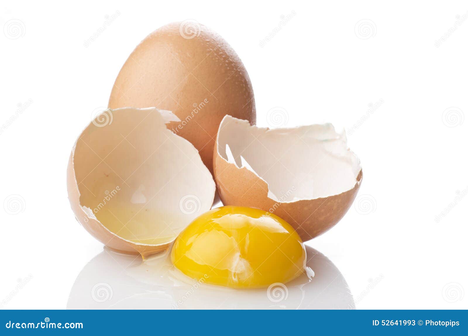 Eggs and eggshell stock image. Image of product, cooking - 52641993